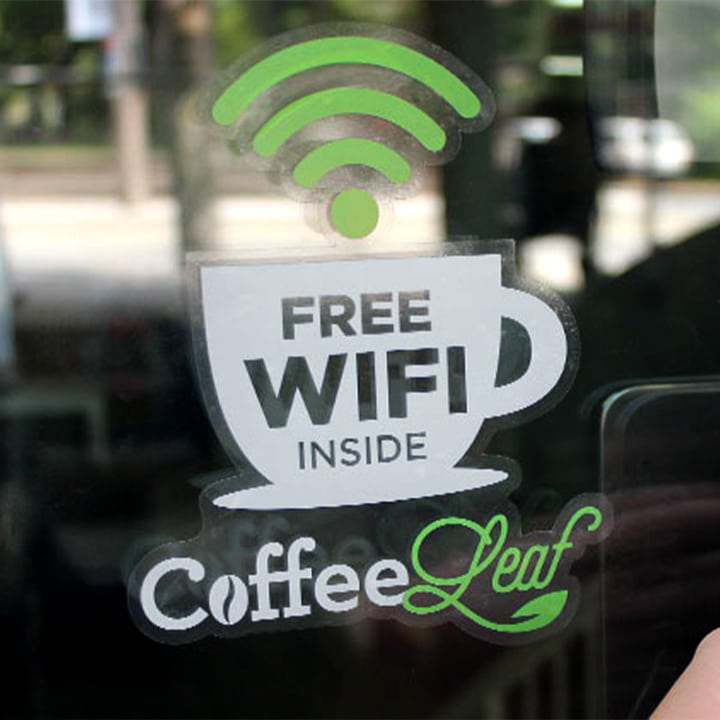 Small Clear Window Decals | StickerYou Products