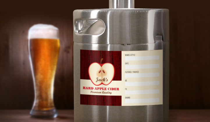 Keg Labels | StickerYou Products - StickerYou